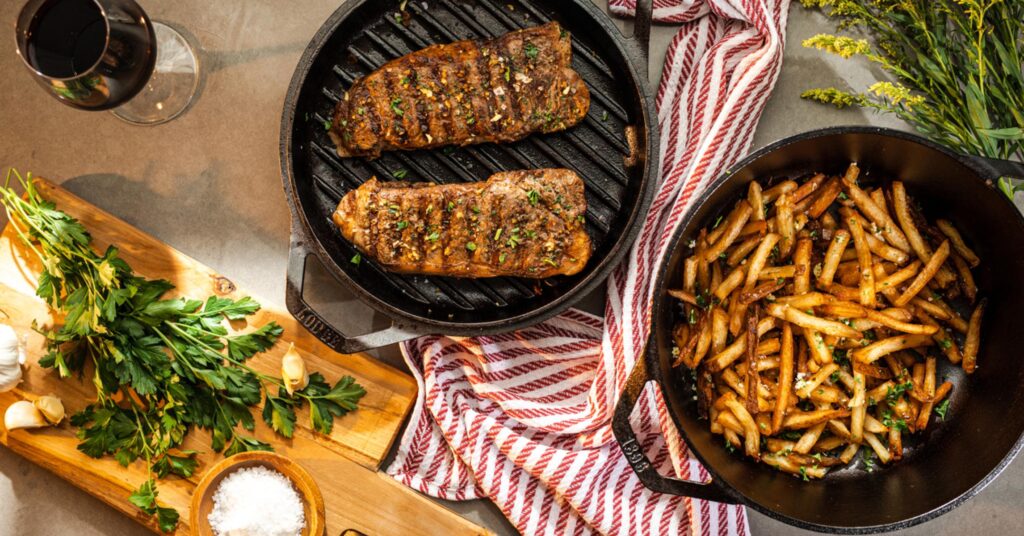 Steak Frites – Lodge Cast Iron