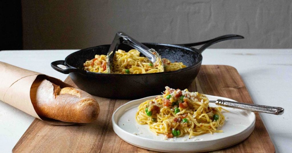 Spaghetti Carbonara – Lodge Cast Iron